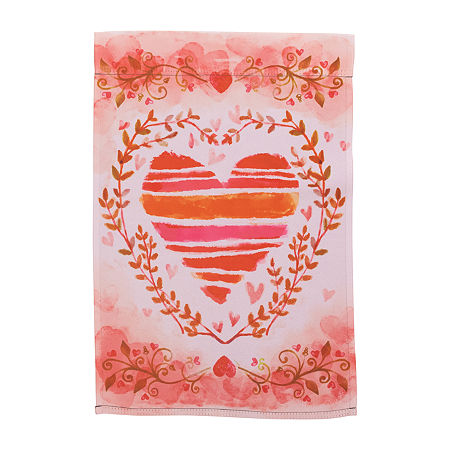 Click here for Northlight Watercolor Heart Garden Flag  One Size... prices