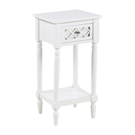 Click here for French Country Khloe 1-Drawer Accent Table with Sh... prices