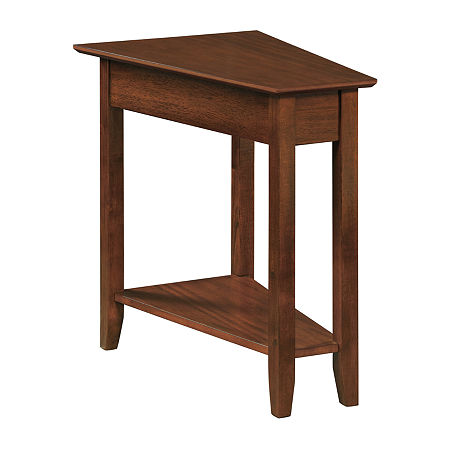 Click here for American Heritage Wedge End Table with Shelf  One... prices