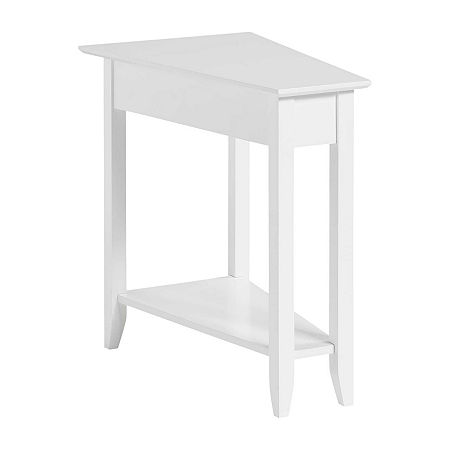 Click here for American Heritage Wedge End Table with Shelf  One... prices