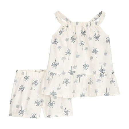Click here for Carters Baby Girls 2-pc. Short Set  24 Months  Whi... prices