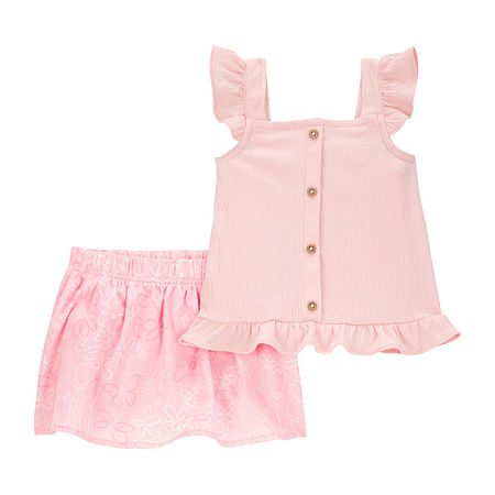 Click here for Carters Baby Girls 2-pc. Skort Set  3 Months  Pink prices