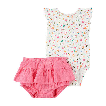 Click here for Carters Baby Girls 2-pc. Short Set  24 Months  Pin... prices