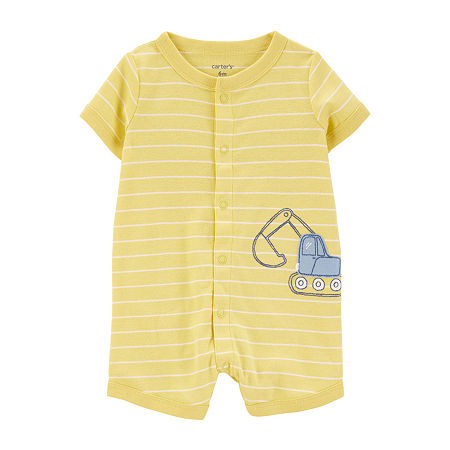 Click here for Carters Baby Boys Short Sleeve Striped Romper  3 M... prices