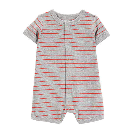 Click here for Carters Baby Boys Short Sleeve Striped Romper  New... prices