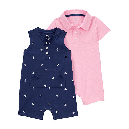 Click here for Carters Baby Boys Sleeveless 2-pc. Romper  3 Month... prices