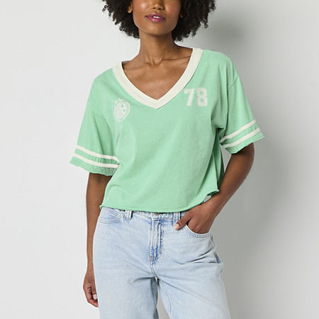 Click here for Arizona Womens V Neck Short Sleeve Oversized Junio... prices