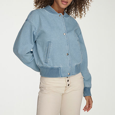 Click here for Levis Midweight Denim Wind Resistant Womens Bomber... prices