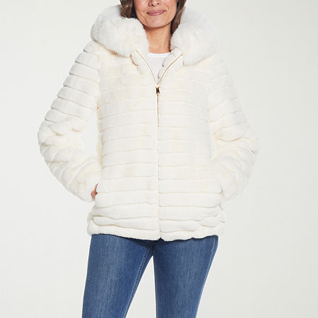 Click here for Gallery Womens Faux Fur Hooded Heavyweight Coat  M... prices