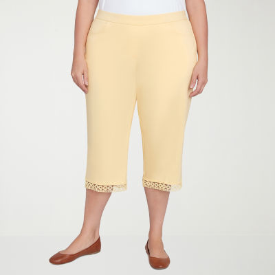 Alfred Dunner Dress Code Womens Mid Rise Plus Capri Pant - JCPenney