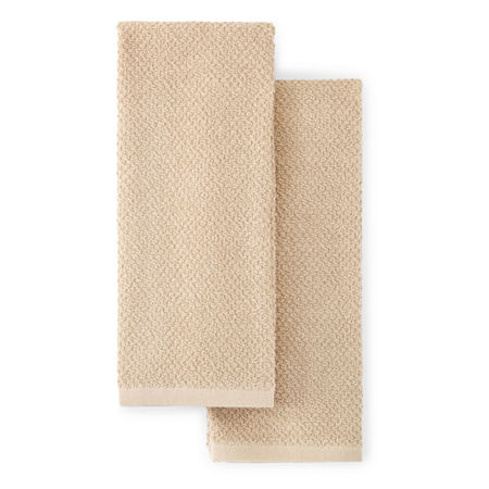 Click here for Cooks Popcorn Solid 2-pc. Kitchen Towel Set  One S... prices