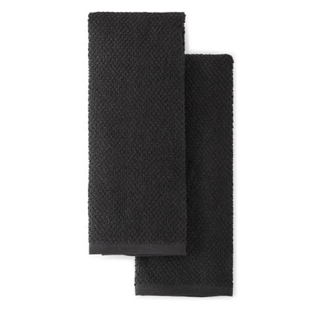 Click here for Cooks Popcorn Solid 2-pc. Kitchen Towel Set  One S... prices