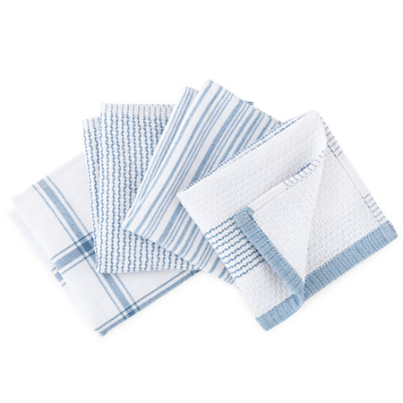 Click here for Cooks Textured 4-pc. Dish Cloth Set  One Size  Blu... prices