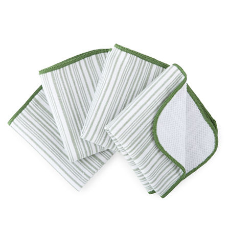 Click here for Cooks Striped Scrubber 4-pc. Dish Cloth Set  One S... prices