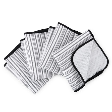 Click here for Cooks Striped Scrubber 4-pc. Dish Cloth Set  One S... prices
