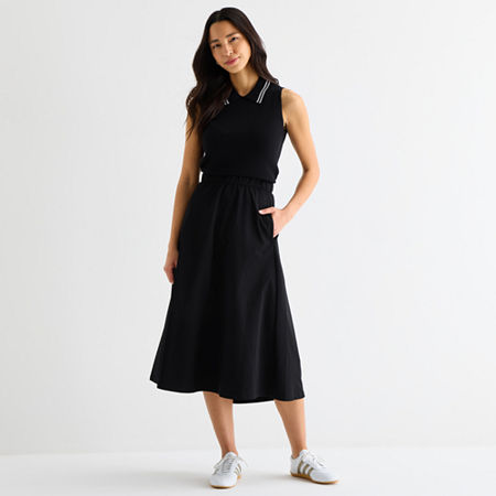 Click here for Stylus Womens Midi A-Line Skirt  X-small  Black prices