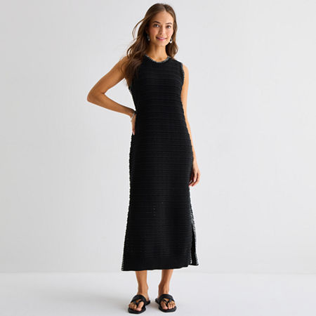 Click here for Stylus Womens Sleeveless Midi Sweater Dress  Large... prices