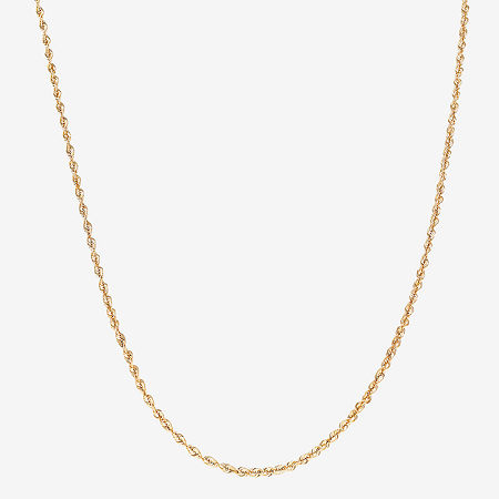 Click here for Unisex Adult 10K Gold 22 Inch Rope Chain Necklace... prices