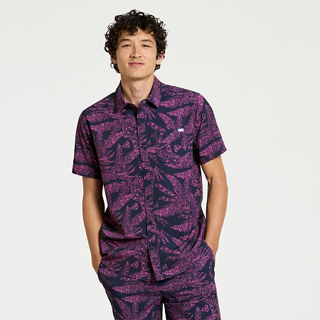 Click here for Hurley Mens Short Sleeve Regular Fit Button-Down S... prices