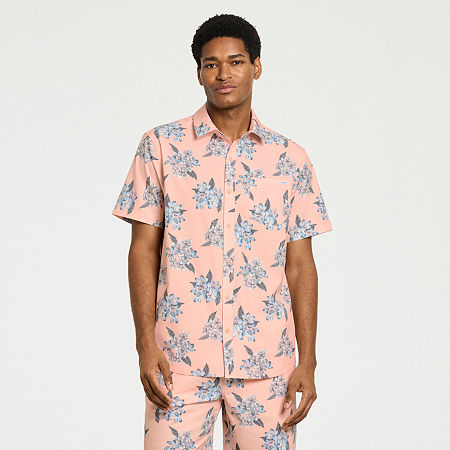 Click here for Hurley Mens Short Sleeve Regular Fit Button-Down S... prices