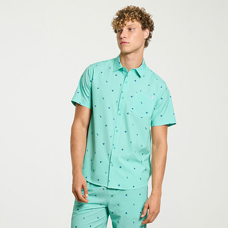 Click here for Hurley Mens Short Sleeve Regular Fit Button-Down S... prices