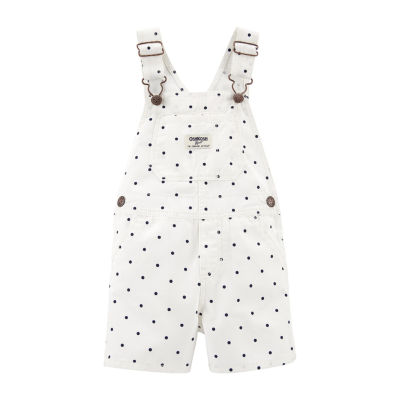Oshkosh Baby Girls Shortalls, Color: White - JCPenney
