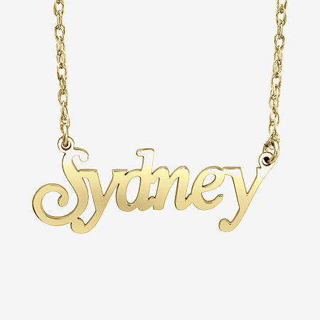 Click here for Personalized Womens 10K Gold 18 Inch Name Necklace... prices