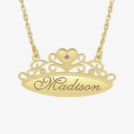 Click here for Personalized Womens Simulated Multi Color 10K Gold... prices