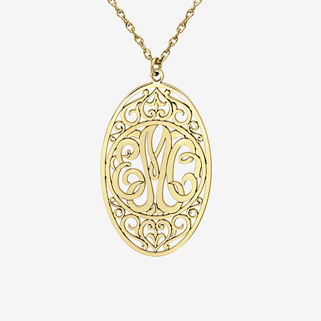 Click here for Womens 10K Gold or 24K Gold Over Silver Pendant Ne... prices
