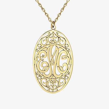 Click here for Womens 10K Gold or 24K Gold Over Silver Pendant Ne... prices