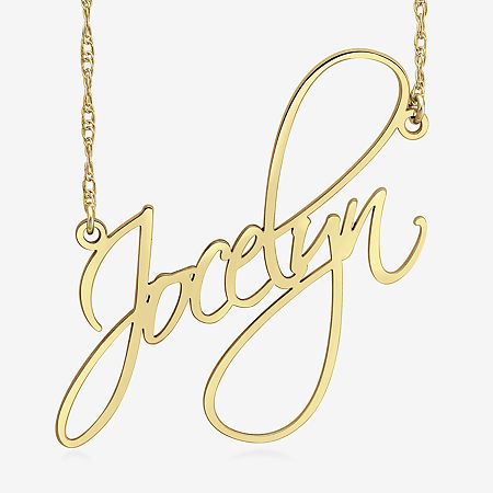 Click here for Womens 14K Gold Pendant Necklace  One Size  Yellow prices