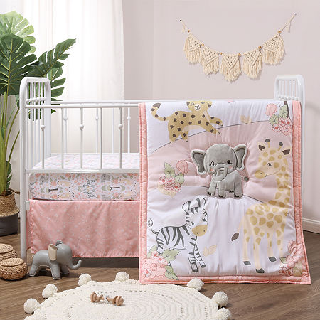 Click here for The Peanutshell Pink and Grey Wildest Dreams Crib... prices