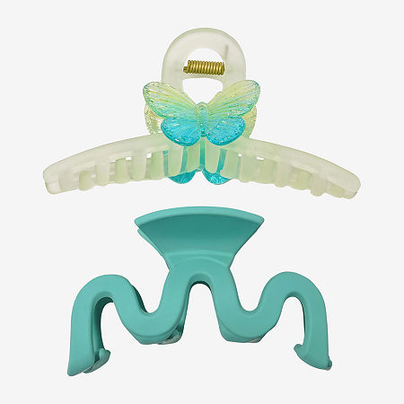 Click here for Arizona Butterfly 2-pc. Hair Clip  One Size  Green prices