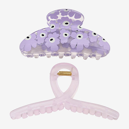 Click here for Arizona Floral 2-pc. Hair Clip  One Size  Purple prices