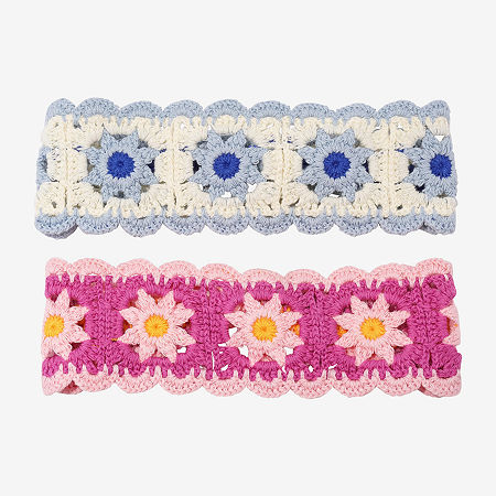 Click here for Arizona Floral Crochet 2-pc. Headband  One Size  M... prices