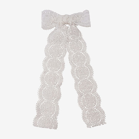 Click here for Arizona Lace Hair Bow  One Size  White prices