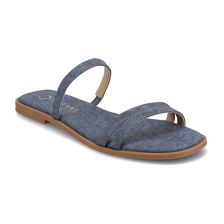 Click here for Journee Collection Womens Brisa Flat Sandals  8 Me... prices