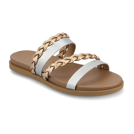 Click here for Journee Collection Womens Colette Braided Strappy... prices