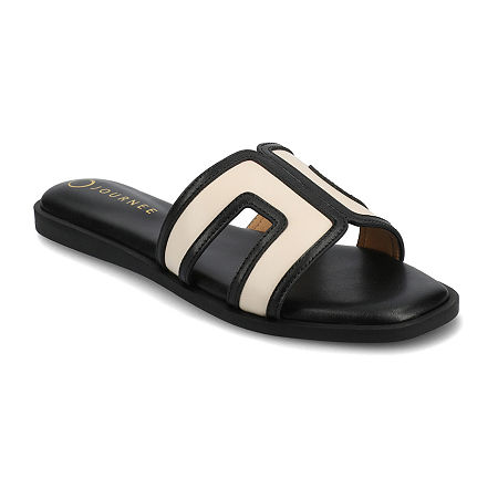 Click here for Journee Collection Womens Primah Flat Sandals  8 M... prices