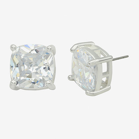 Click here for Sparkle Allure Cubic Zirconia 12mm Cushion Stud Ea... prices