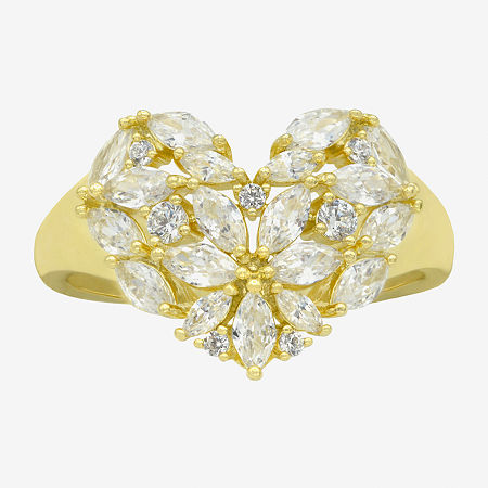 Click here for Sparkle Allure Womens Cubic Zirconia 14K Gold Over... prices