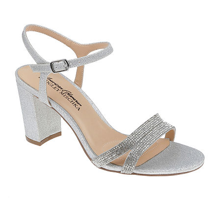 Click here for American Glamour Badgley Mischka Womens Karli Heel... prices
