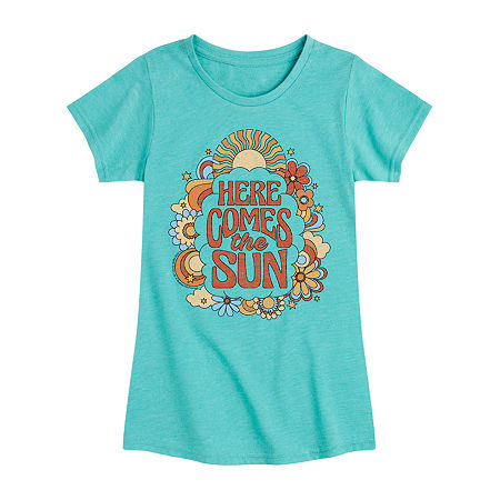 Click here for Big Kid Girls Crew Neck Short Sleeve The Beatles T... prices