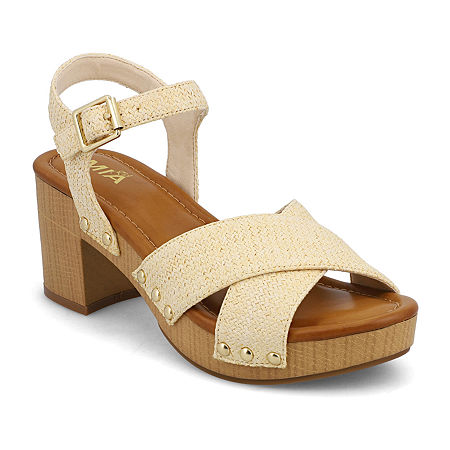 Click here for Mia Girl Womens Seraphina Heeled Sandals  7 1/2 Me... prices