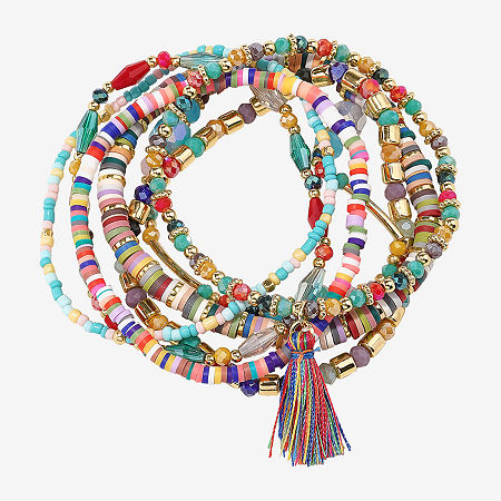 Click here for Bijoux Bar Gold Tone Womens 7-pc. Bracelet Set  On... prices