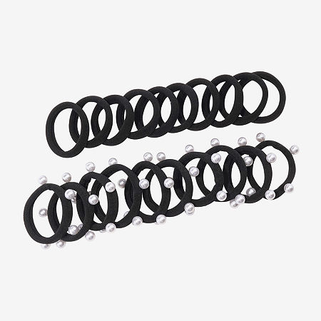 Click here for Bijoux Bar 22-pc. Hair Ties  One Size  Black prices