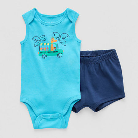 Click here for Okie Dokie Baby Boys 2-pc. Short Set  12 Months  B... prices