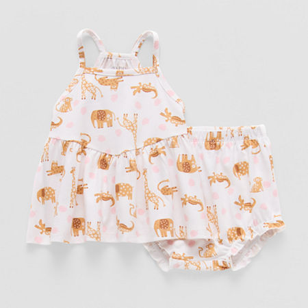 Click here for Okie Dokie Baby Girls Sleeveless 2-pc. Dress Set... prices