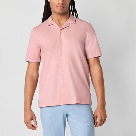 Click here for J. Ferrar Ultra Comfort Mens Short Sleeve Camp Shi... prices