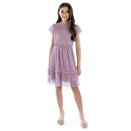Click here for Speechless Big Kid Girls Embellished Short Sleeve... prices